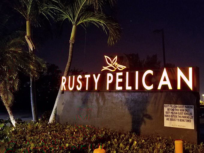 The Rusty Pelican: Panoramic views and stone crabs that'll make you forget to Instagram your meal. Almost.