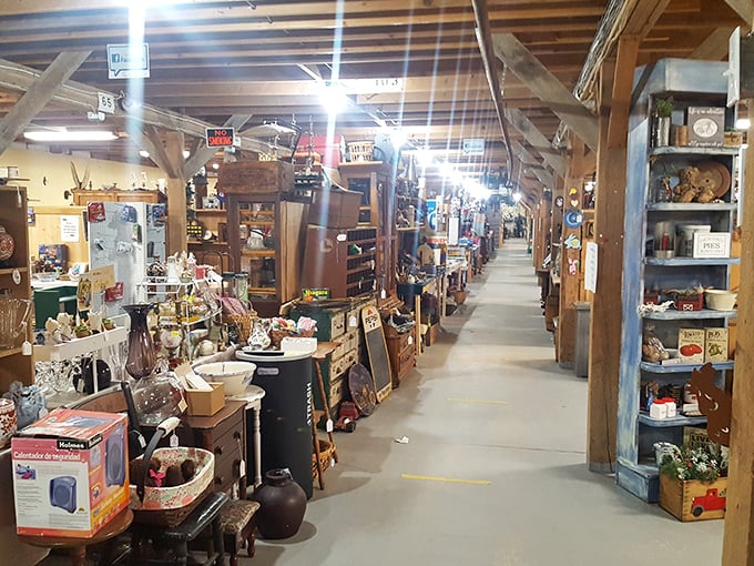 Wooden wonders and vintage victories! This sprawling market is where forest meets flea, creating a uniquely Maine shopping experience.