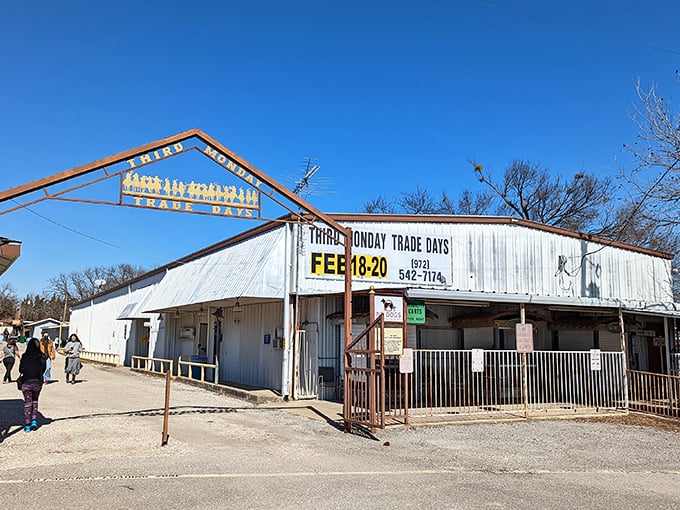 Tent city or shopper's paradise? Third Monday Trade Days stretches as far as the eye can see, promising treasures at every turn.