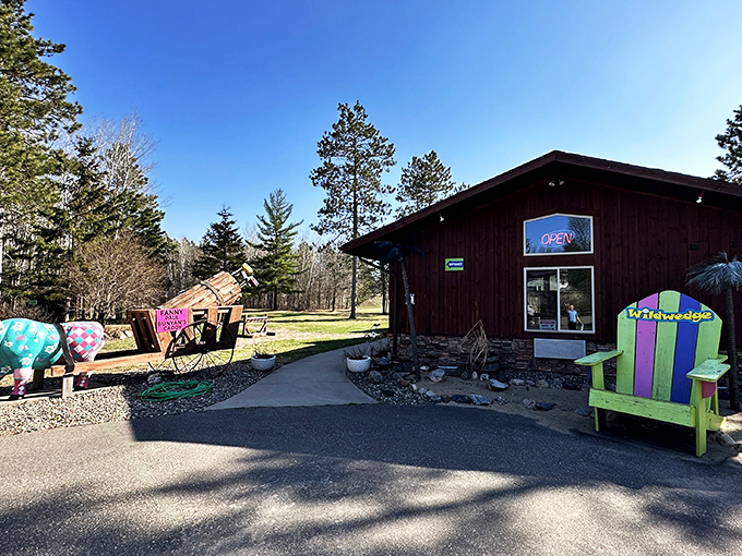 Fore! Or is it 'Where?' Wildwedge's mini-golf course and maze offer a puzzling putt-putt adventure. Don't get lost in the fun!