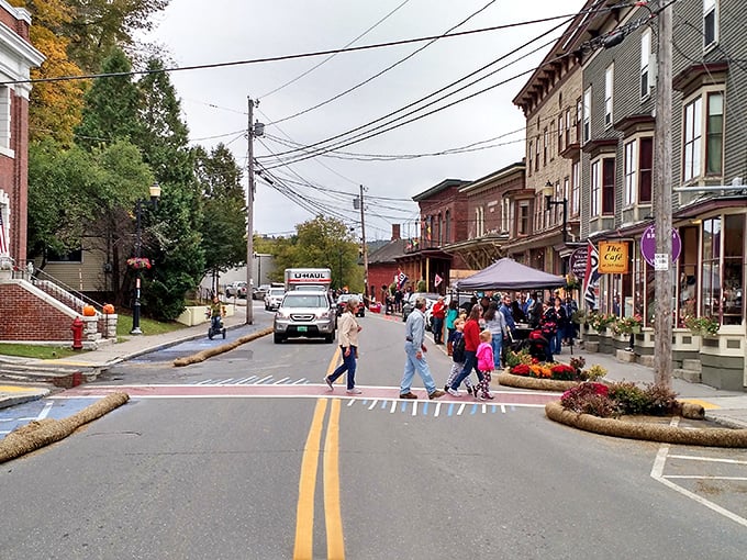 Bethel's Main Street: Quaint shops and historic buildings create a scene so charming, you'll think you've wandered onto a movie set.