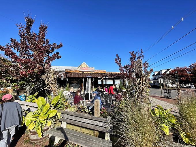 Umbrellas, flowers, and pizza that blooms with flavor. Cornerstone is Ogunquit's answer to al fresco pizza perfection.