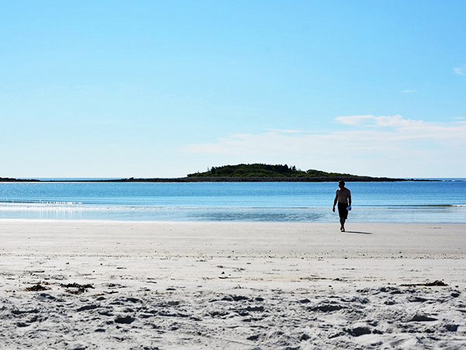 Crystal clear waters meet powdery sand. It's the beach version of a perfect martini - shaken, not stirred.