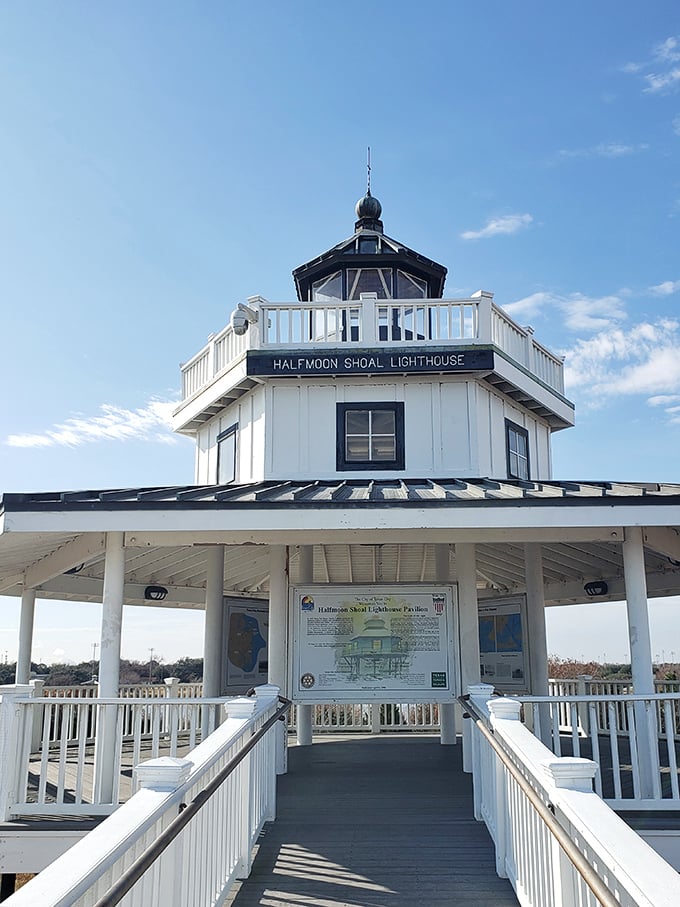 Can't climb it, but admire from below. If lighthouses could talk, this one would have some stories to tell!