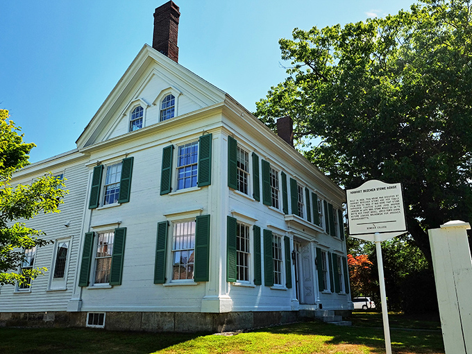 Walk in the footsteps of literary greatness at the Stowe House. It's like a pilgrimage for book lovers, minus the long walks and blisters.