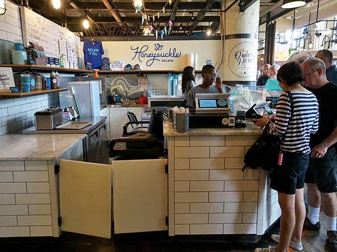 Gelato with a drawl, y'all! Honeysuckle's modern digs dish out frozen treats that are smoother than a Tennessee whiskey.