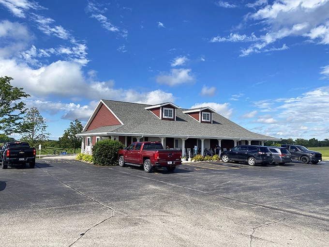 Imagine if Monet painted with custard instead of oils. That's the Kelley Country Creamery experience in a nutshell.