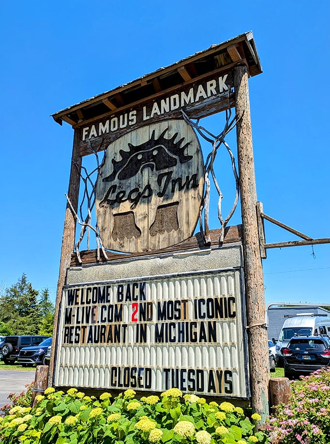 Mother Nature meets master craftsman. Legs Inn's stone walls and curious 'legs' are a feast for the eyes and stomach.