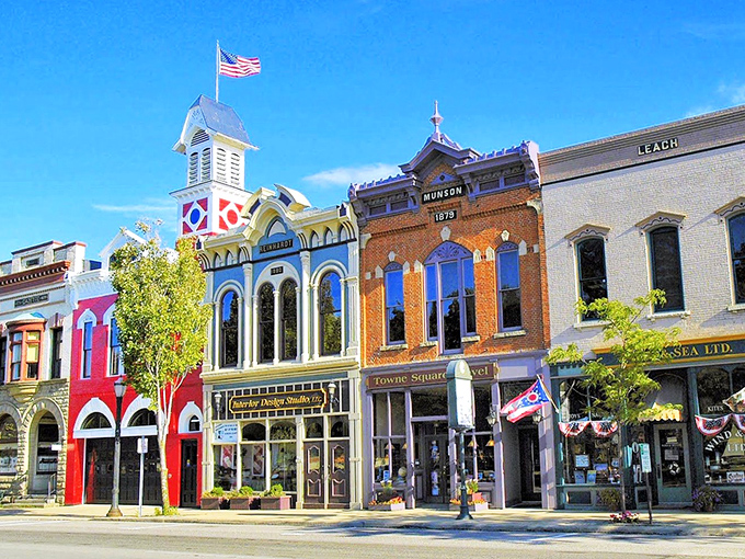 Medina: Where Victorian charm meets modern flair. The colorful storefronts are like a history book you can window shop.