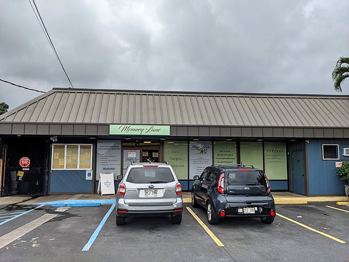 "Step into Memory Lane, where every purchase comes with a side of story. It's not just shopping; it's time travel with a Hawaiian twist!"