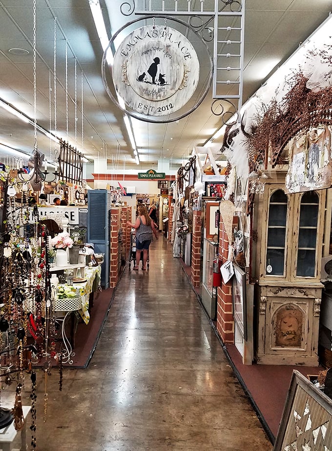 Nostalgia nirvana! Where else can you debate Art Deco vs. Art Nouveau while contemplating a vintage gumball machine?