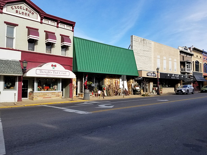 Millersburg: Antique shops galore! It's like your grandma's attic exploded into a series of storefronts – in the best possible way.