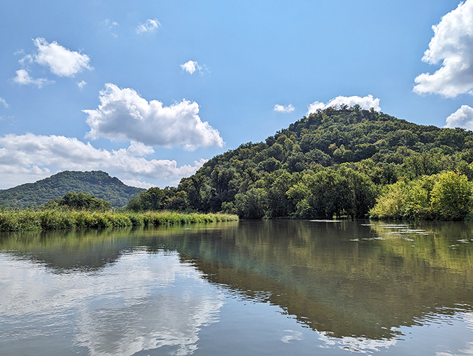 Bluff-top bliss: Perched high above the river valley, this view will have you yodeling "The hills are alive!" (Julie Andrews style, of course).