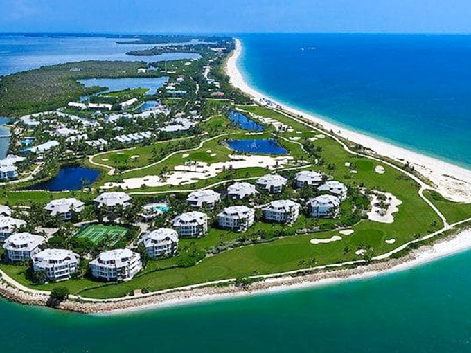 Sanibel Island: Where the golf course meets the Gulf. Sanibel offers a perfect blend of recreation and relaxation.