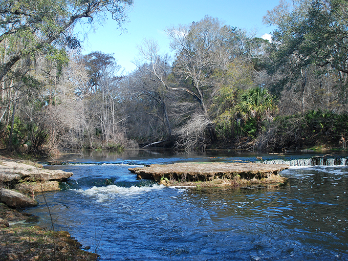 Wide and wonderful! When flowing, this broad cascade turns the landscape into nature's own water park &ndash; no lines, no tickets, just pure aquatic joy.