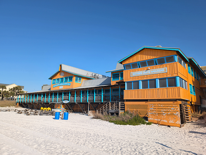 Where flip-flops meet fine dining. The only thing more impressive than the Gulf views is the seafood &ndash; and that's saying something!