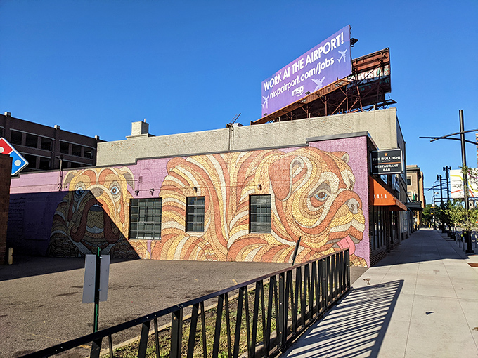 Hipster haven meets cheese paradise. The Bulldog's Jucy Lucy is so good, it'll make you forget to check your phone.