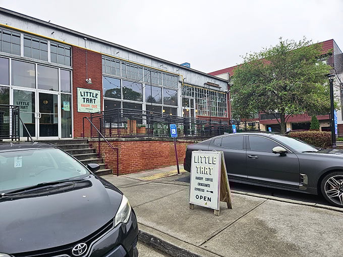 Strings of lights and strings of pastry – both guaranteed to brighten your day. The Little Tart Bakeshop is where Parisian charm meets Southern comfort.