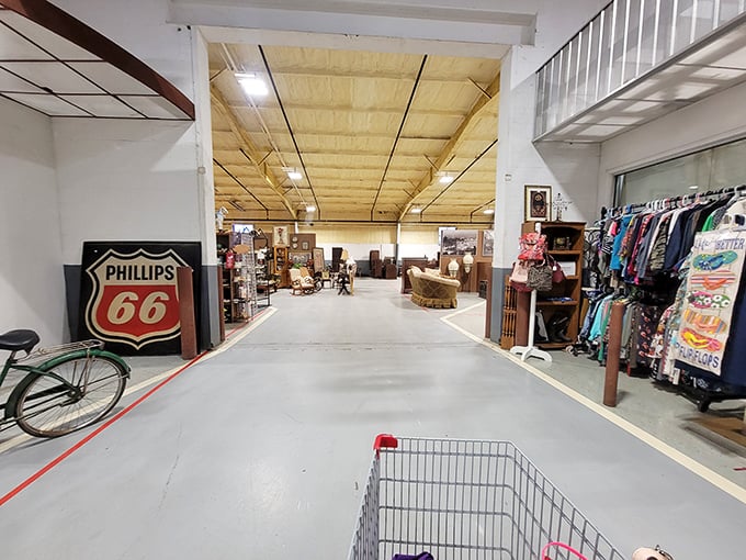 Welcome to the ultimate picker's paradise! It's like an archaeological dig, but instead of dinosaurs, you'll unearth vintage treasures.