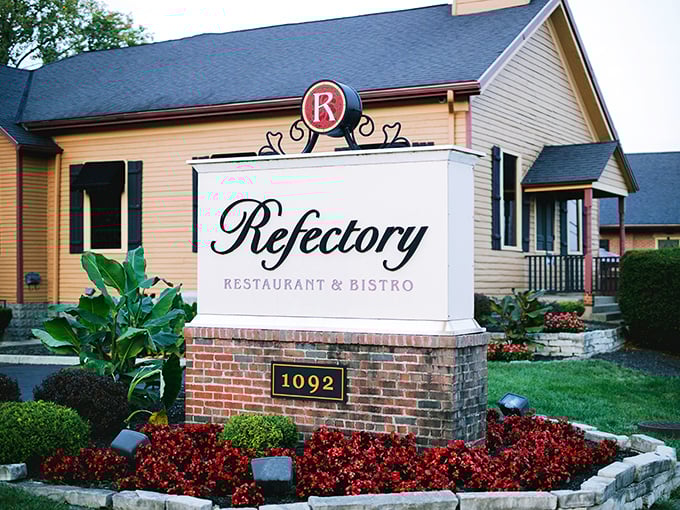 "By day, the Refectory looks holy. By night, it's where steak pilgrims come to worship at the altar of beef!"