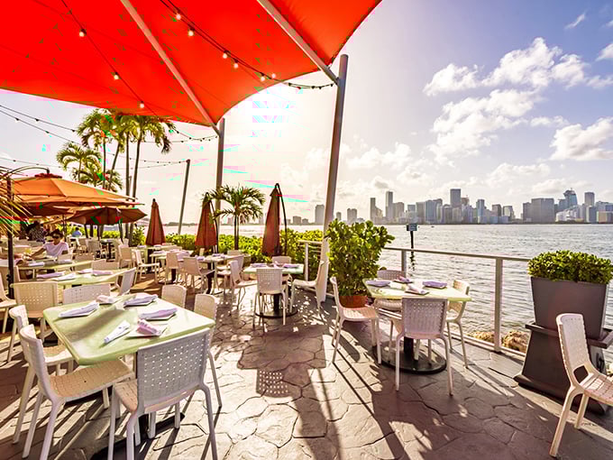 Stone crabs with a side of Miami skyline? Yes, please! The Rusty Pelican is where seafood meets selfie heaven.