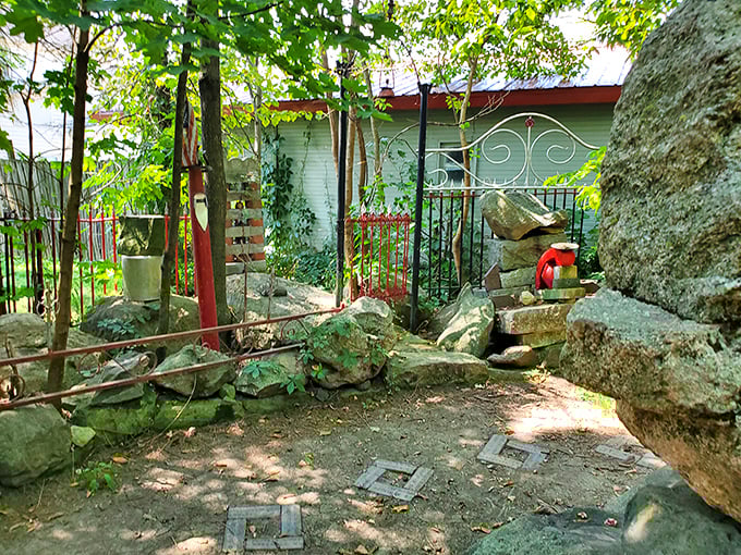 Temple of Tolerance: Part rock garden, part time machine, all weird. This eclectic collection of boulders and artifacts is a geological journey through one man's imagination.