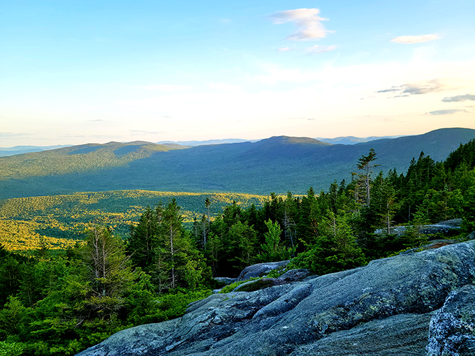 Tumbledown Pond: Nature's infinity pool with a view. No fancy resort required – just bring your sense of adventure.