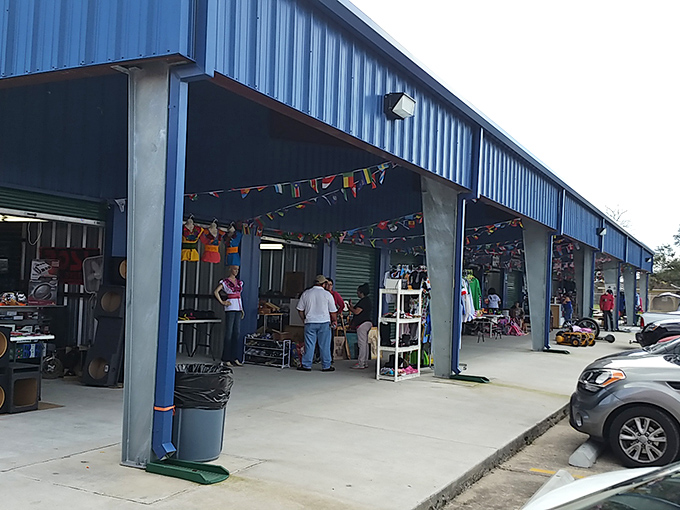 Indoor treasures and outdoor pleasures: This market offers a little bit of everything, rain or shine.