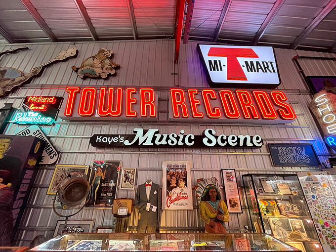 Spin that vinyl and crank up the nostalgia! This musical corner is a greatest hits album of memories, from Tower Records to cassette tapes.