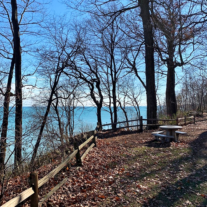 Autumn's grand finale! Fall foliage meets lakeside serenity in a scene that's pure calendar material.