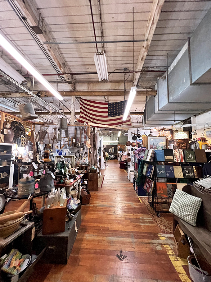 From sea to shining sea, Old Glory watches over a cornucopia of Americana. It's like a history book come to life!