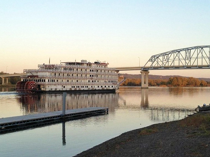 Riverboat rendezvous: This paddlewheel beauty looks like it sailed straight out of a Mark Twain novel and into the 21st century.