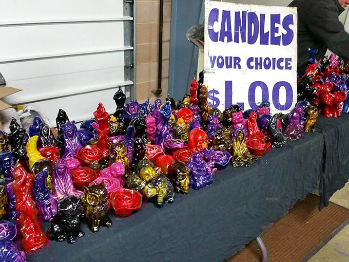 Candles, candles everywhere! At a dollar a pop, these colorful wax wonders are the perfect excuse to light up your life&hellip; and your wallet.