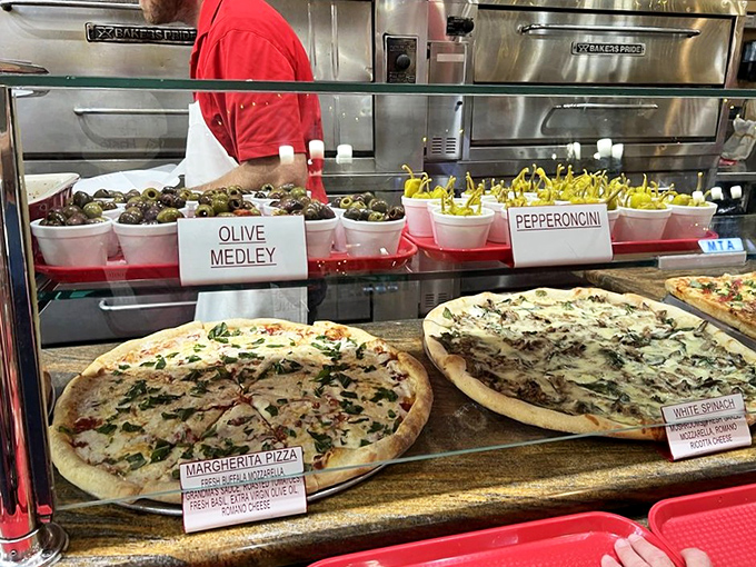 Decisions, decisions! This display case is like a museum of edible art &ndash; except you're encouraged to touch (and devour) the exhibits.