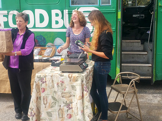 Smiles are always in stock! These cheerful volunteers prove that giving back never goes out of style.