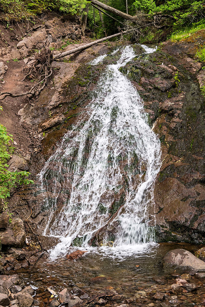 Who needs a spa day when Mother Nature provides her own hydro-therapy? This waterfall is like nature's version of a shiatsu massage – invigorating and free!