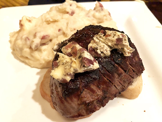 Filet mignon: the Rolls-Royce of steaks. So tender, you could cut it with a stern look.