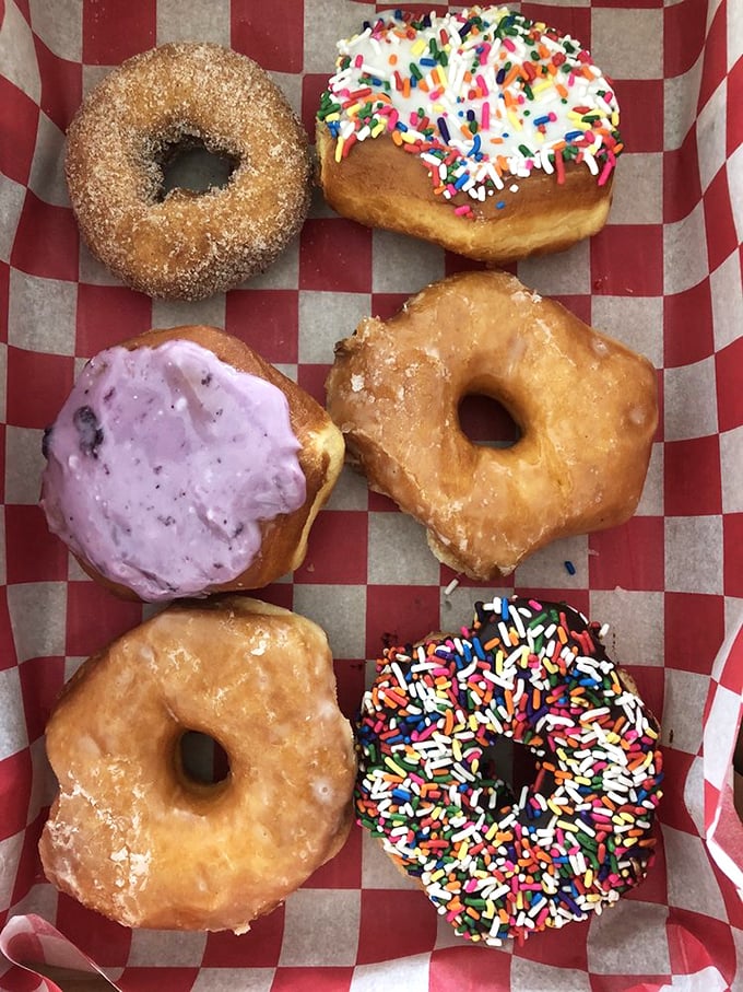 Purple reign! The huckleberry special is Montana's answer to royalty &ndash; crown-shaped and berry delicious.