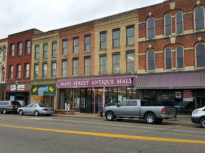 Treasure hunters, get ready to strike gold! The Main Street Antique Mall is a wonderland of yesteryear, where every shelf tells a story.