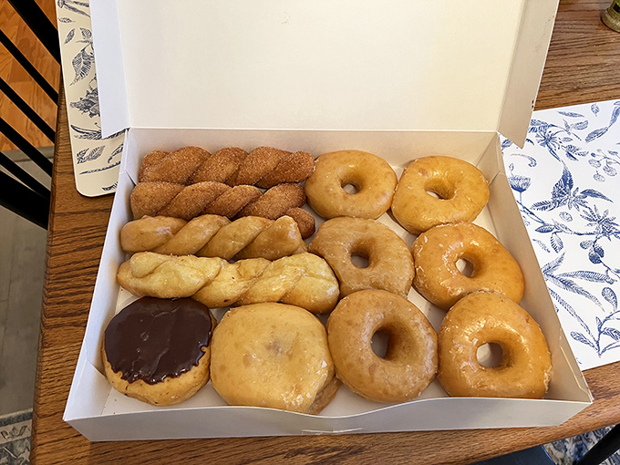 The OG of sweet treats! These classic glazed donuts are like a warm hug for your taste buds, familiar yet always exciting.