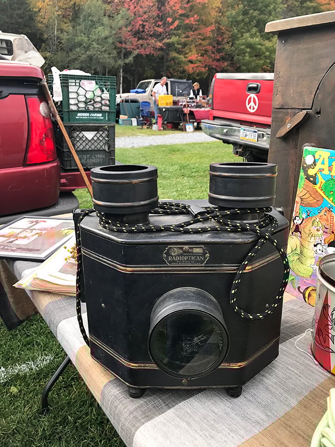 Lights, camera, nostalgia! This vintage Radioptican projector is ready for its close-up and your living room shelf.