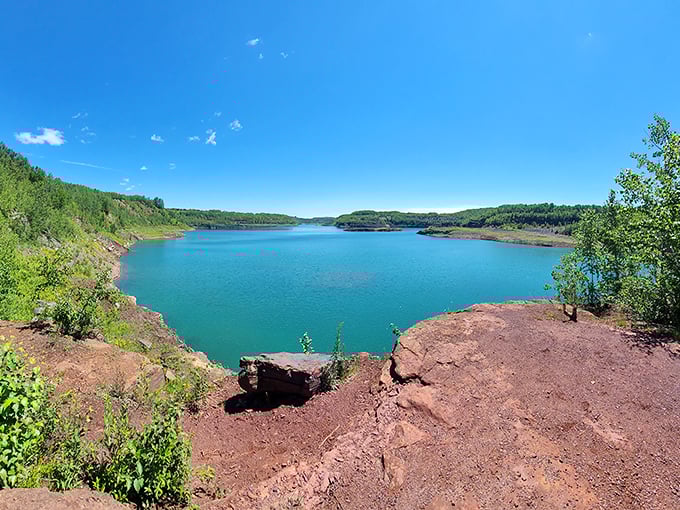 Mother Nature's swimming pool gets an upgrade. Redhead Mountain Bike Park offers a view that'll make you forget about your smartphone &ndash; at least until you need a selfie.
