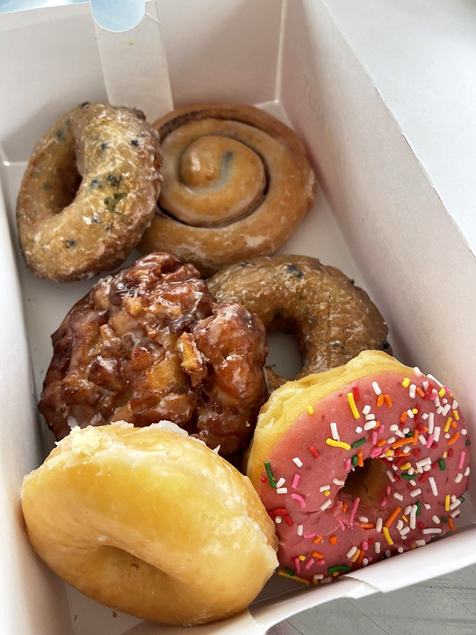 The OG of donuts: perfectly glazed and ready to steal the spotlight. It's the Tom Hanks of pastries &ndash; universally loved!