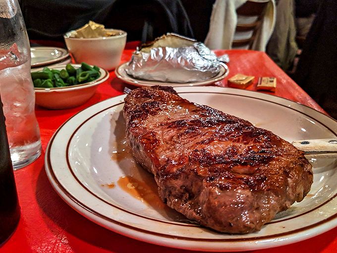 Marbled perfection on a plate! This ribeye is so beautiful, it deserves its own Instagram account.