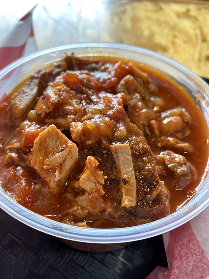 Chili that warms the soul! Rudy's hearty concoction is like a hug for your taste buds on a chilly Ohio day.