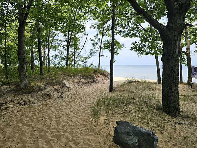 Who needs a stairmaster when you've got nature's own sandy treadmill? These dunes offer a workout with a view!