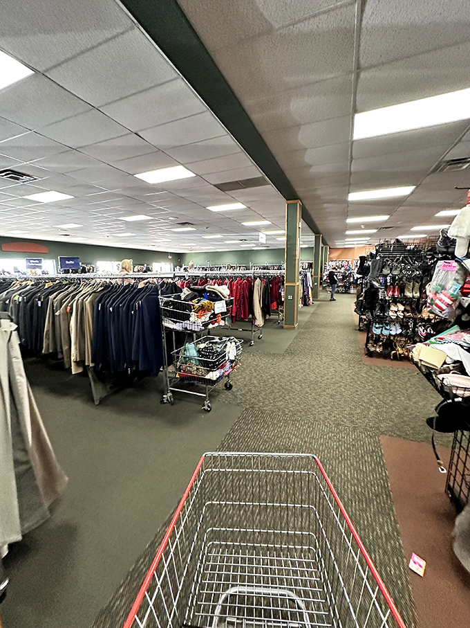 Endless aisles of possibility stretch before you. It's like a department store and a garage sale had a beautiful baby.