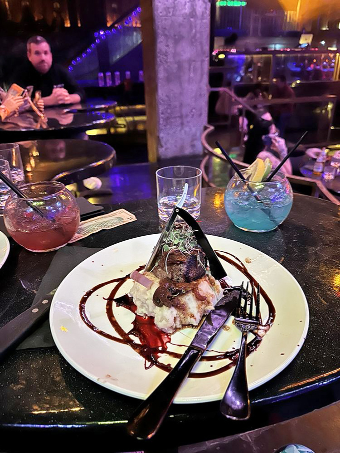 Sweeney Todd would be proud! This beefy creation is a cut above the rest, proving that revenge is a dish best served&hellip; on a plate.