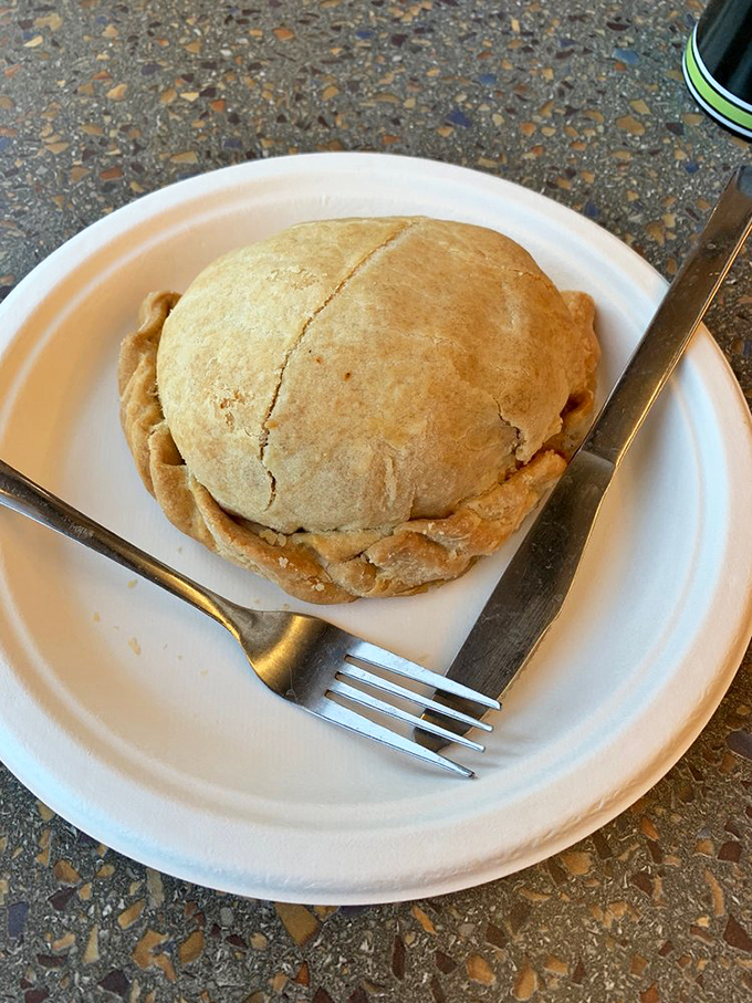 The OG pasty: A handheld time machine to Cornwall via Michigan's UP. Flaky crust meets hearty filling in this Yooper classic.