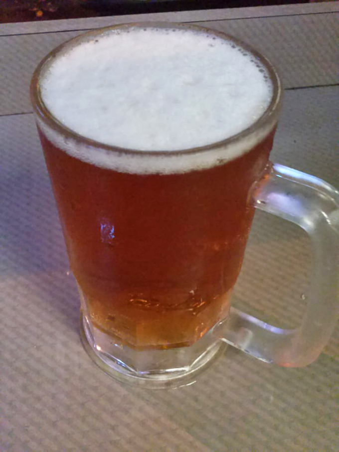 Liquid gold in a mug! This frosty brew is the perfect sidekick for your seafood adventure. Cheers to good times and great tastes!